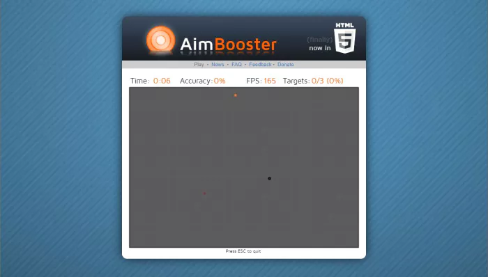 FPS 게임 에임 연습을 위한 사이트 추천 및 안내 - 게임 팁 저장소